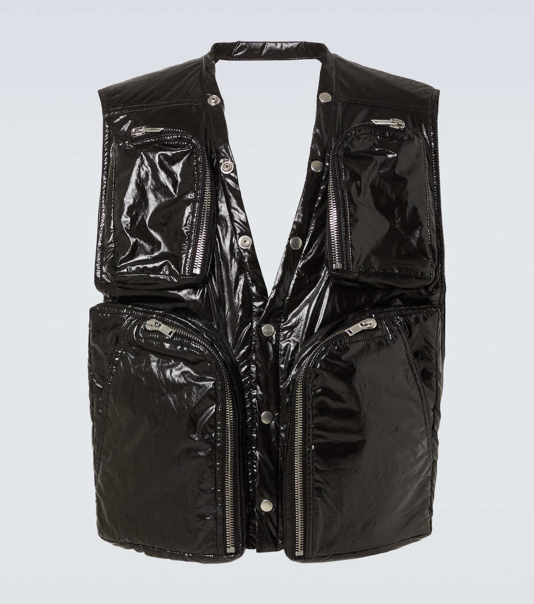 Cotton cargo vest in black - Rick Owens | Mytheresa