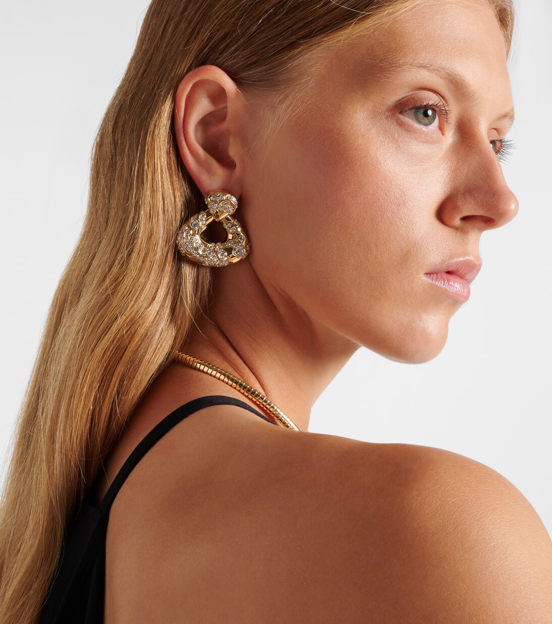 Annec 18kt gold earrings with diamonds in gold - Marina B | Mytheresa