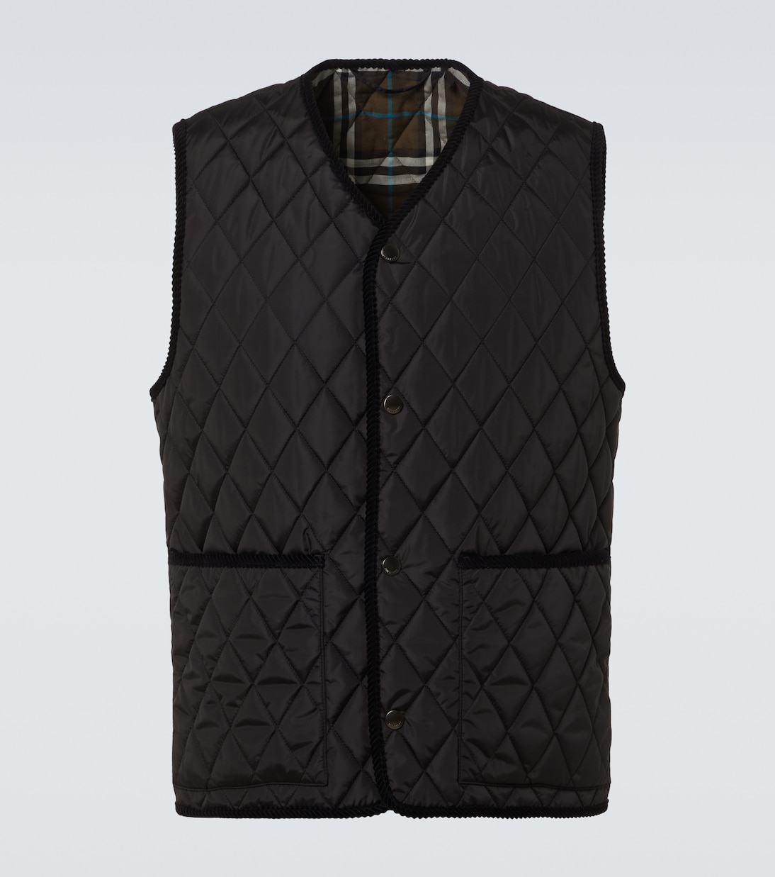Quilted vest in black - Burberry | Mytheresa