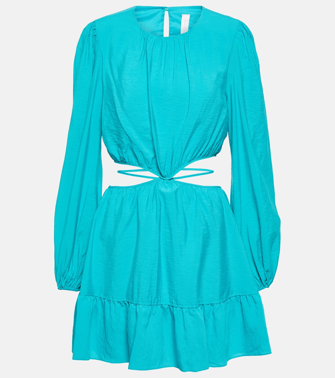 Issy cutout minidress in blue - Simkhai | Mytheresa