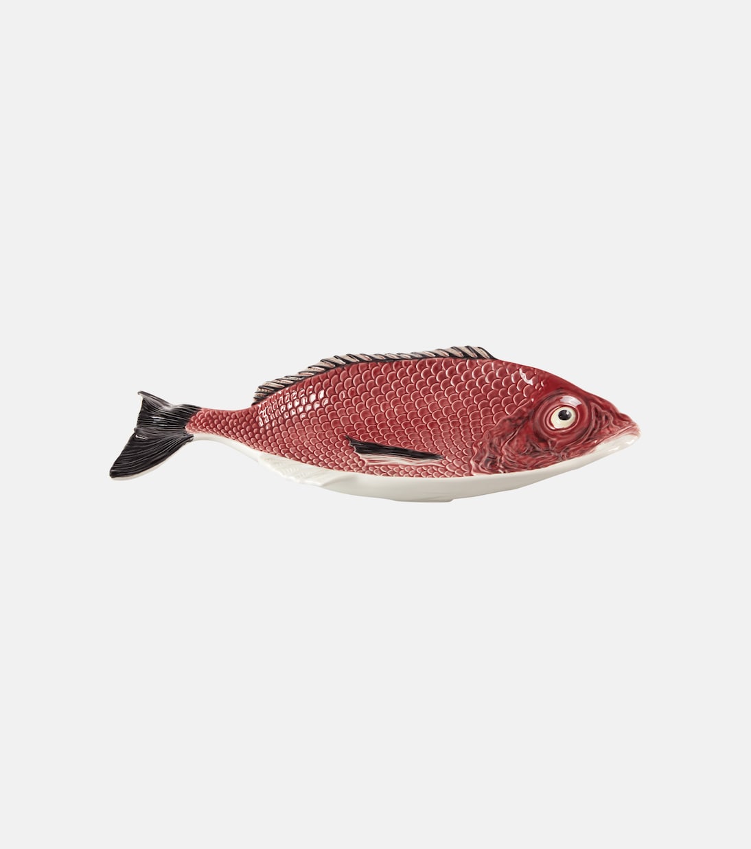 Fish Large platter in red - Bordallo Pinheiro | Mytheresa