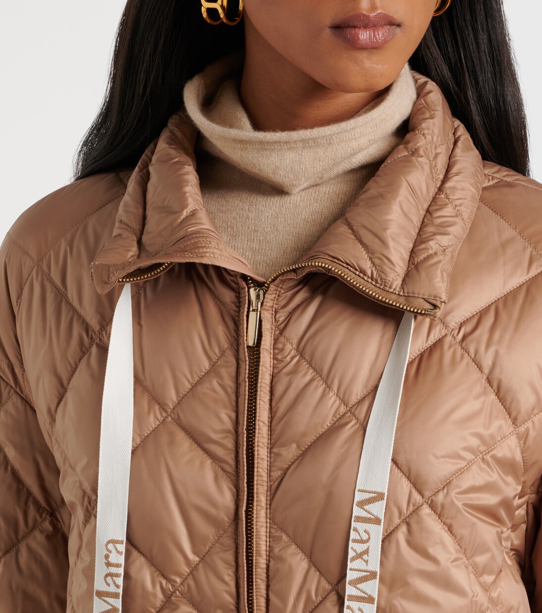 The Cube Pisoft puffer jacket in beige - Max Mara | Mytheresa