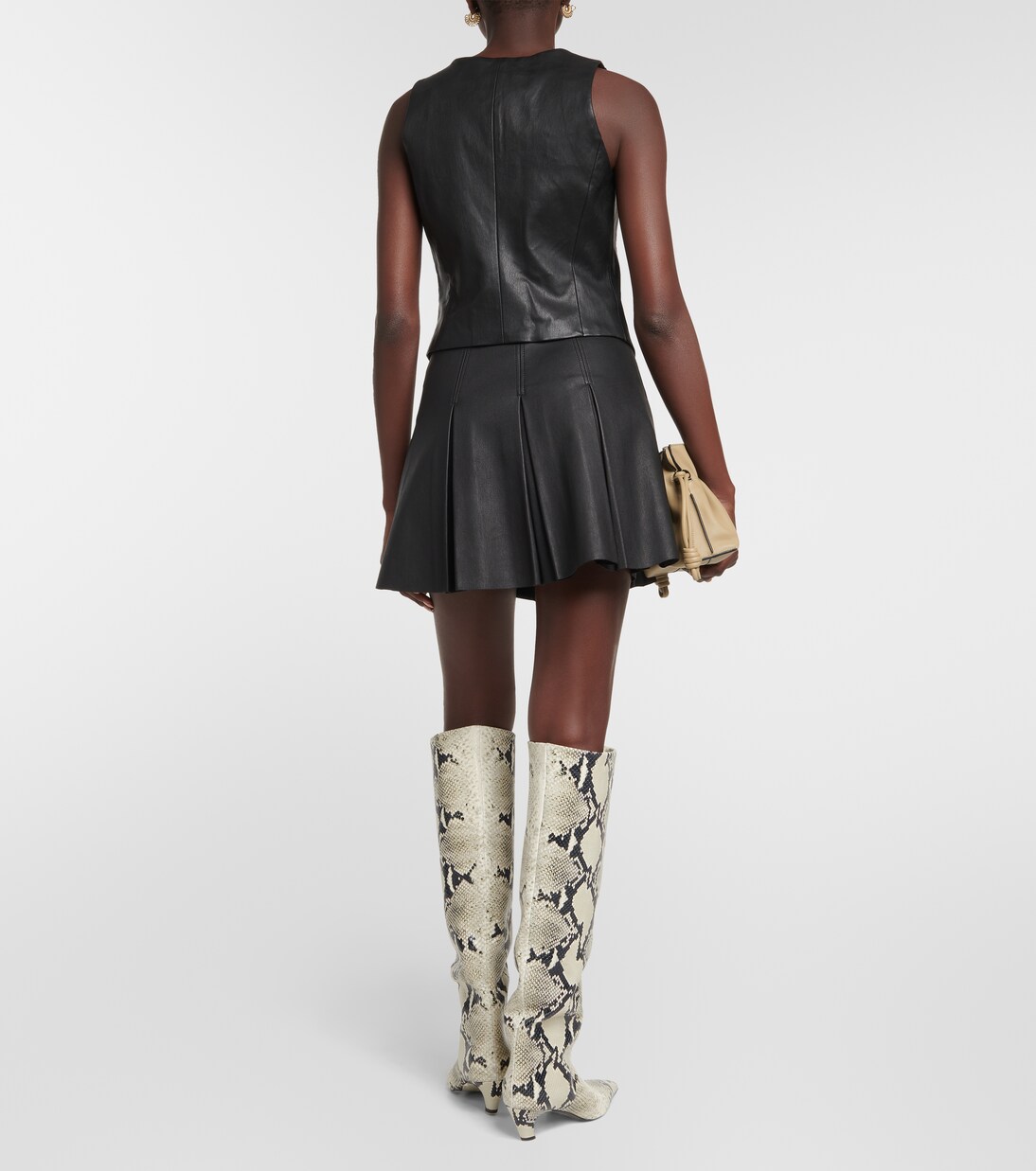 Adrian leather vest in black - Stouls | Mytheresa