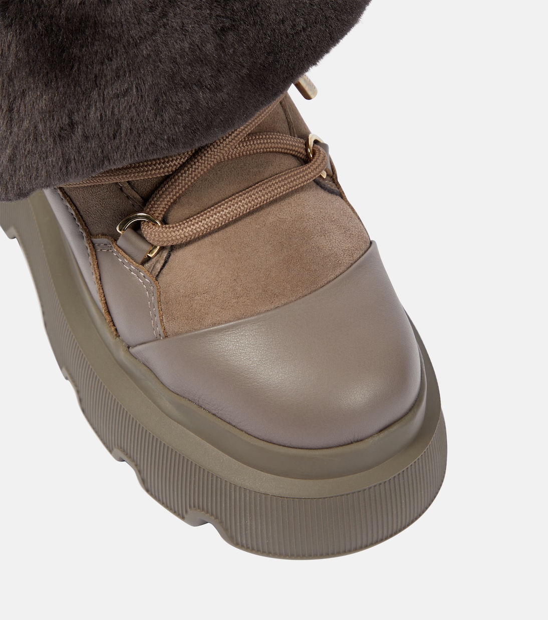 Endurance shearling-lined boots in brown - Inuikii | Mytheresa