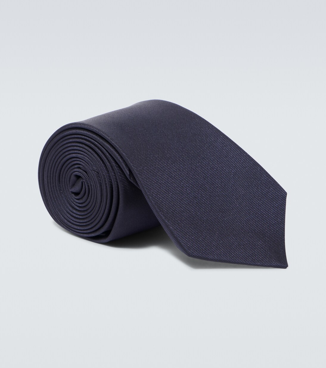 Horsebit silk jacquard tie in blue - Gucci | Mytheresa