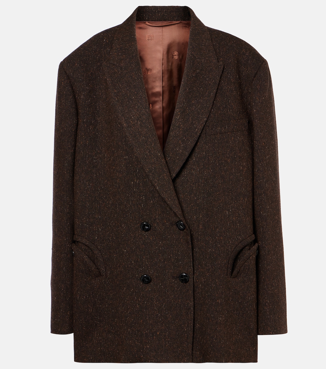 Winibelle Nightbreak wool-blend blazer in brown - Blaze Milano | Mytheresa