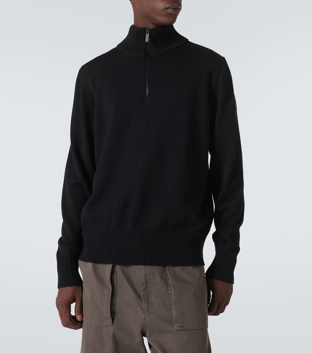 Rosseau wool half-zip sweater in black - Canada Goose | Mytheresa