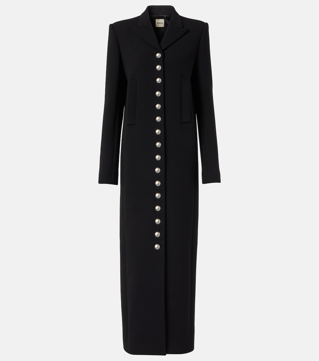 Saphra wool-blend coat in black - Khaite | Mytheresa