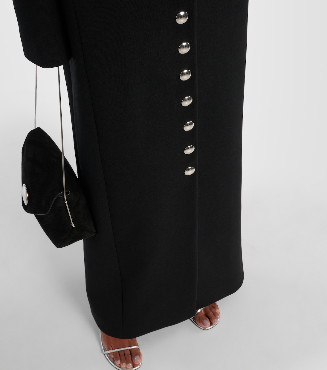 Saphra wool-blend coat in black - Khaite | Mytheresa