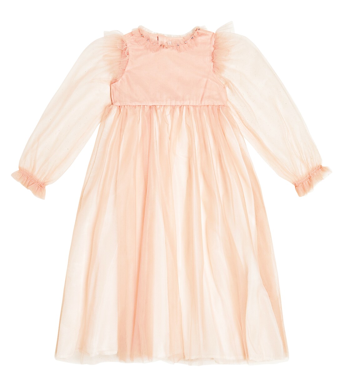 Robe Dalia en tulle en rose – Bonpoint | Mytheresa
