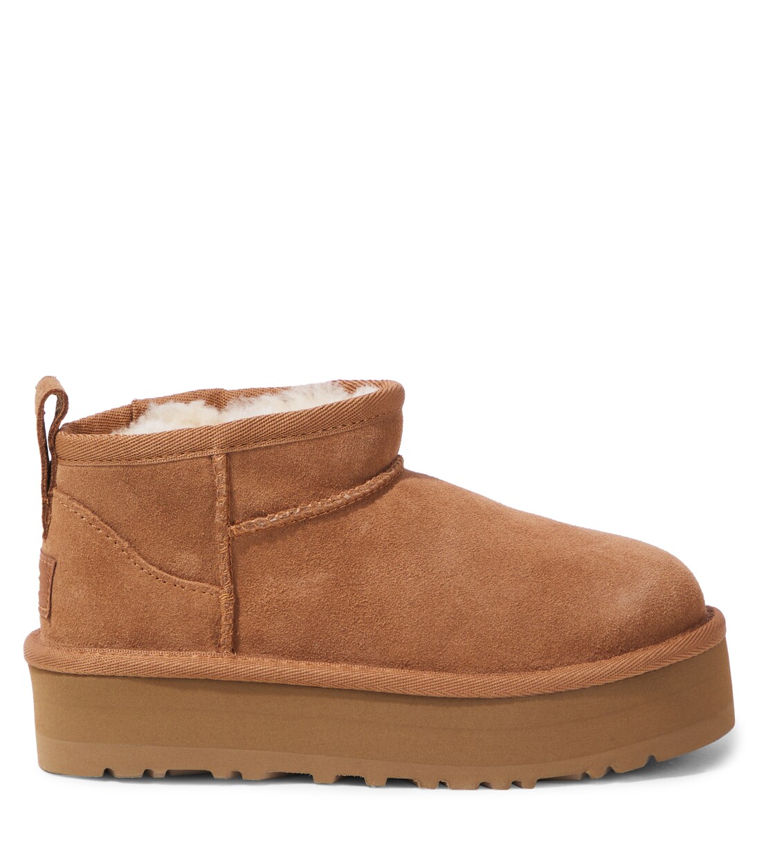 Classic Ultra Mini suede platform boots in brown - UGG Kids | Mytheresa