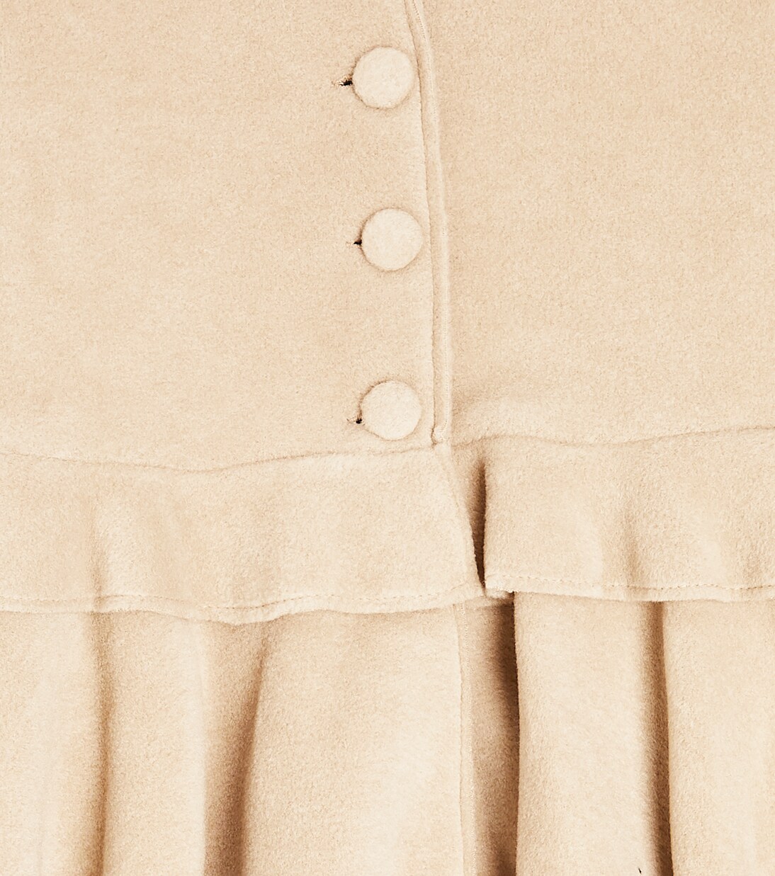 Ruffled coat in beige - Il Gufo | Mytheresa