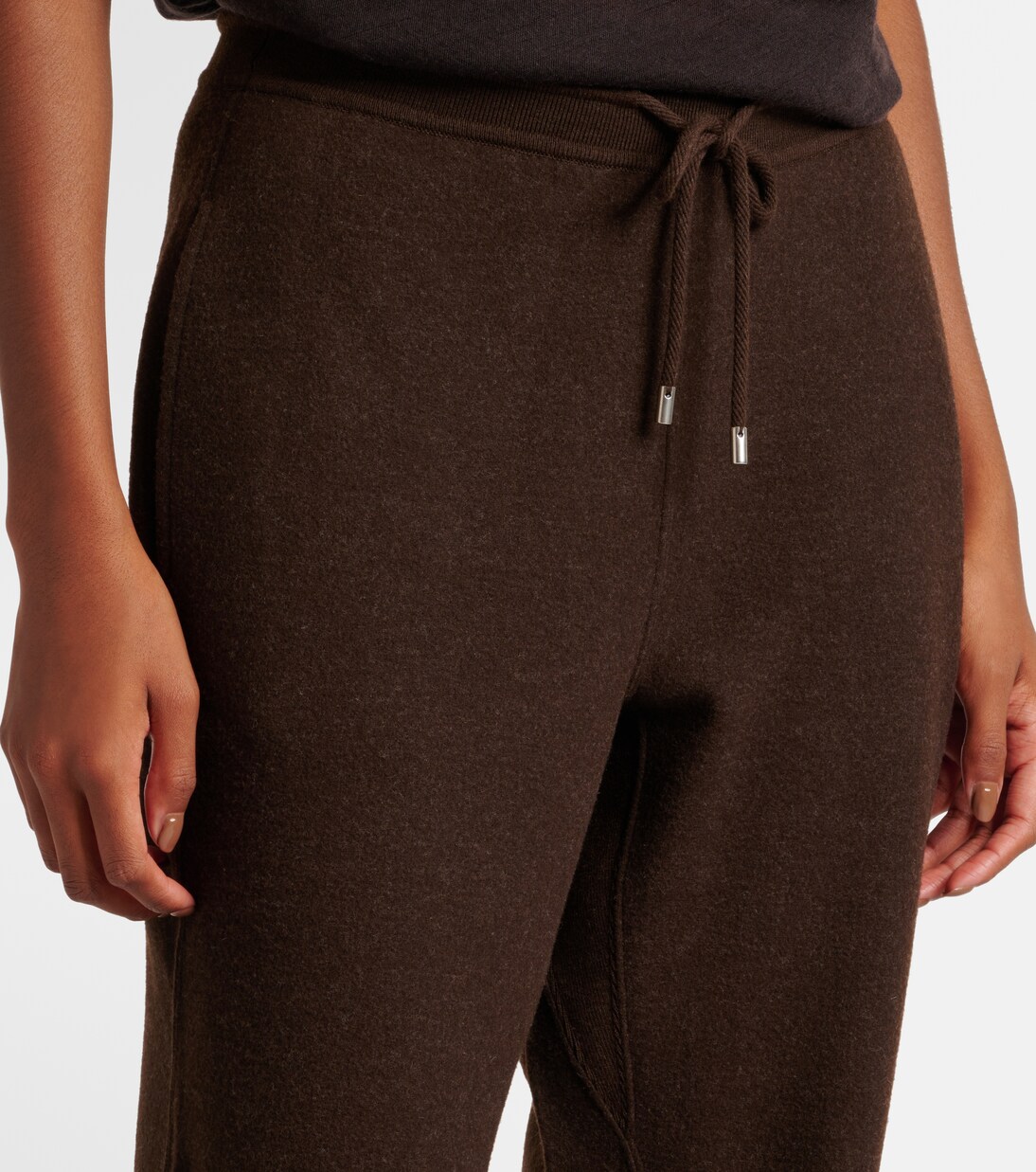 Virgin wool sweatpants in brown - Loro Piana | Mytheresa