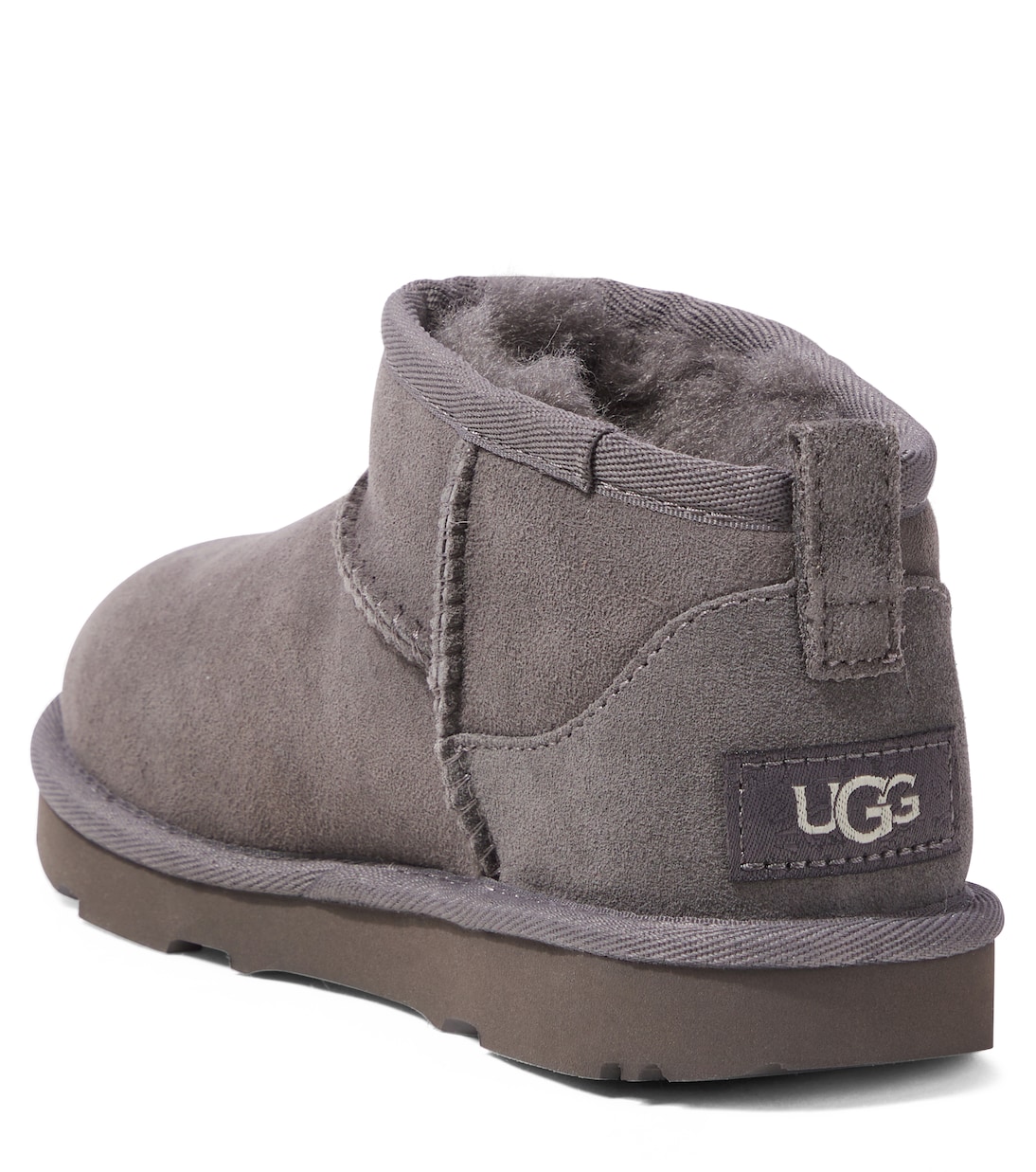 Classic Ultra Mini suede boots in grey - UGG Kids | Mytheresa