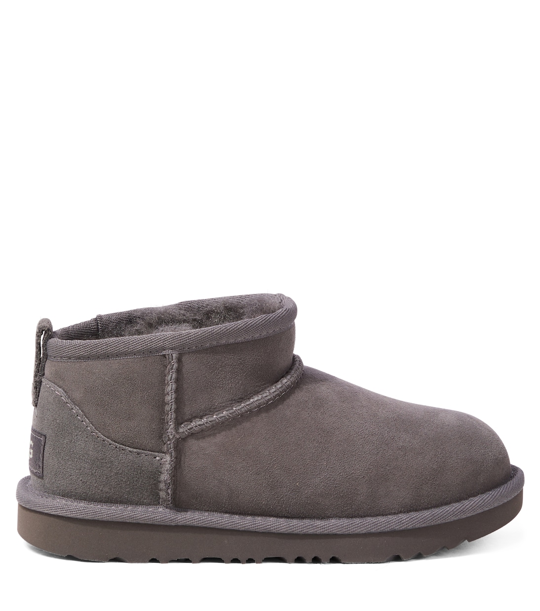 Classic Ultra Mini suede boots in grey - UGG Kids | Mytheresa