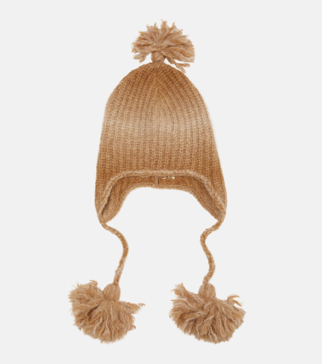 Ice Caves ribbed-knit hat in neutrals - Alanui | Mytheresa