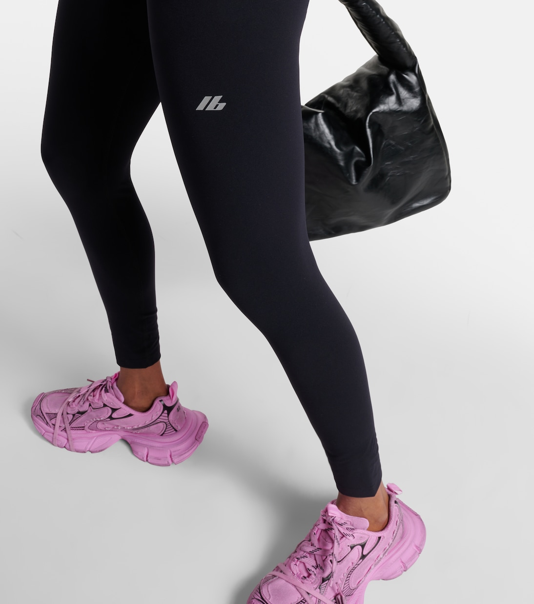 Activewear logo leggings in black - Balenciaga | Mytheresa