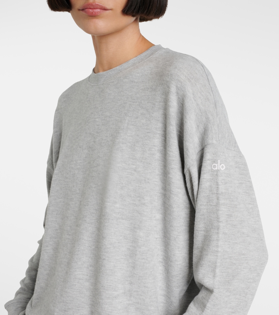 Soho sweatshirt in grey - Alo Yoga | Mytheresa
