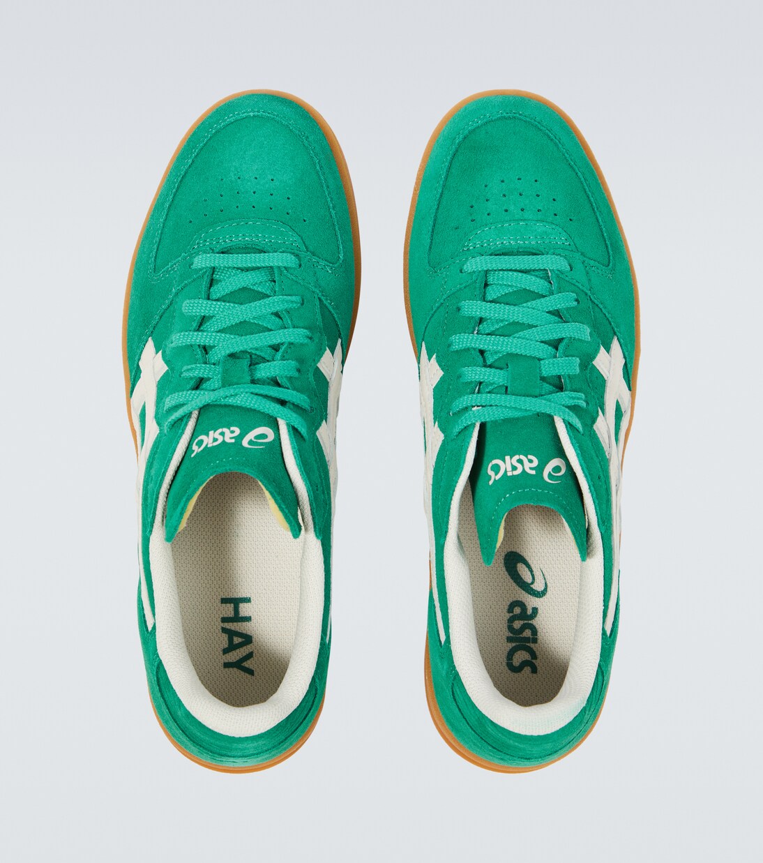 x Hay Skyhand OG leather sneakers in green - Asics | Mytheresa
