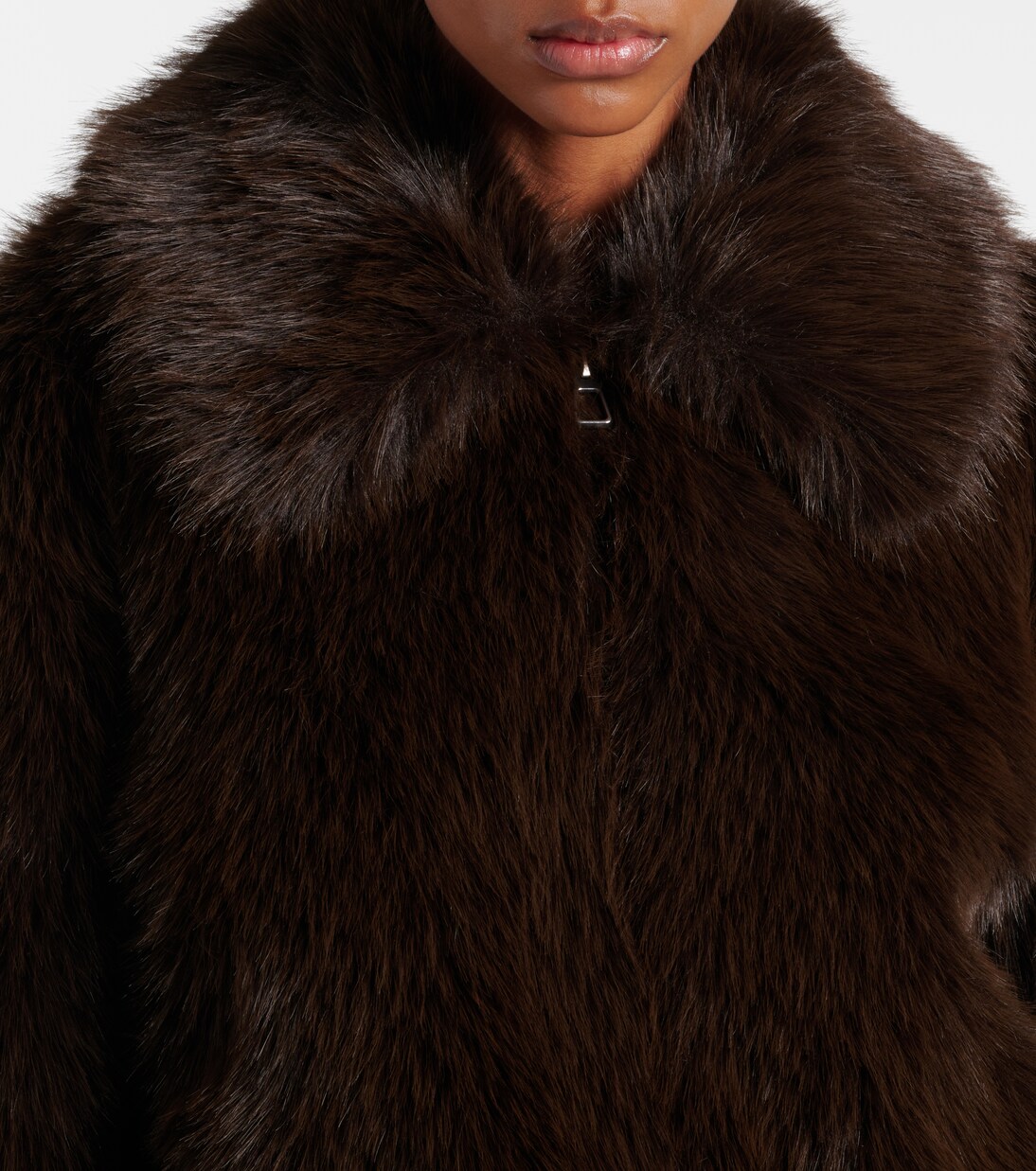Hope faux fur jacket in brown - The Frankie Shop | Mytheresa