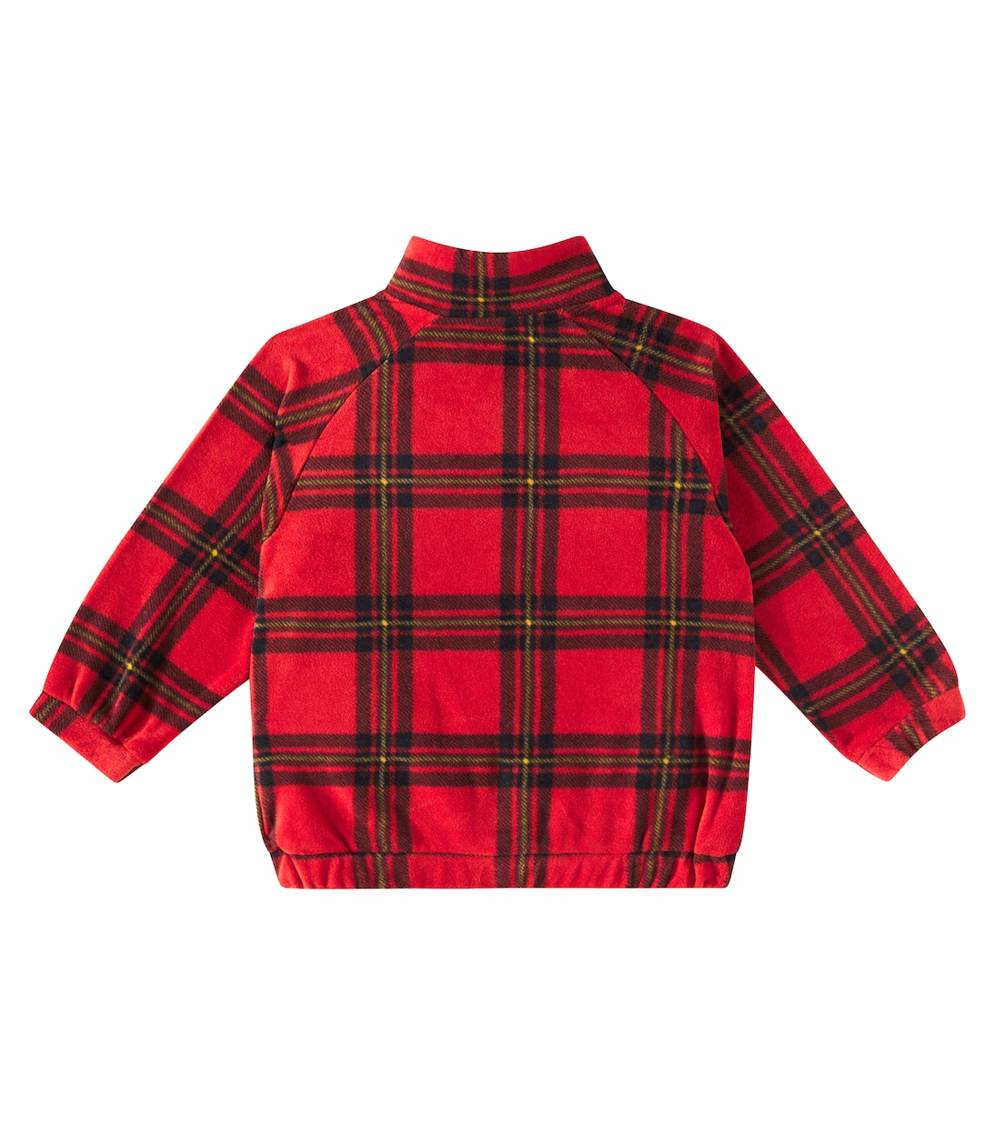 Checked fleece jacket in red - Mini Rodini | Mytheresa