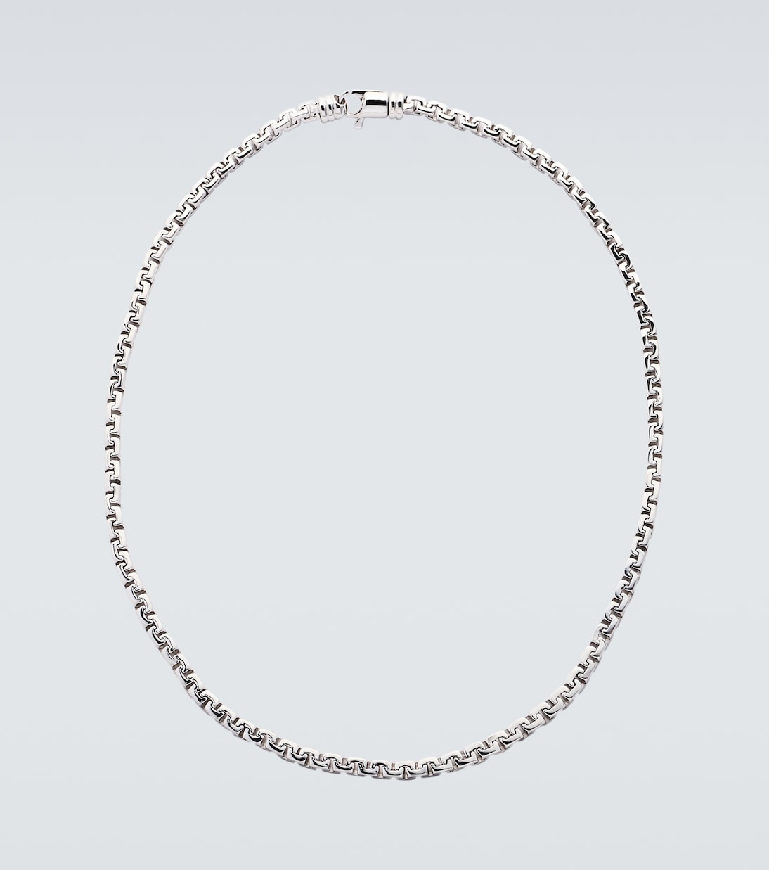Sterling silver chain necklace in silver - Mateo | Mytheresa