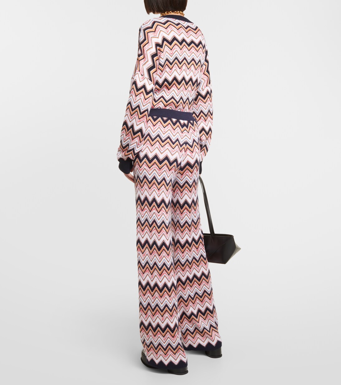 Zig Zag high-rise wide-leg pants in multicoloured - Missoni | Mytheresa