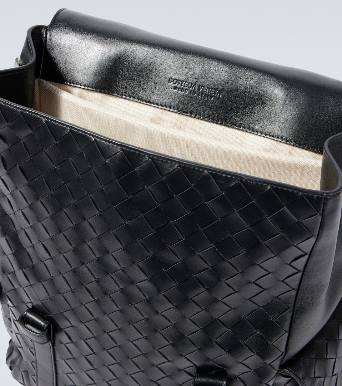 Avenue Intrecciato leather backpack in black - Bottega Veneta | Mytheresa