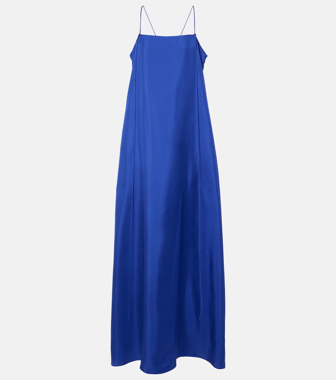 Silk maxi dress in blue - Rohe | Mytheresa