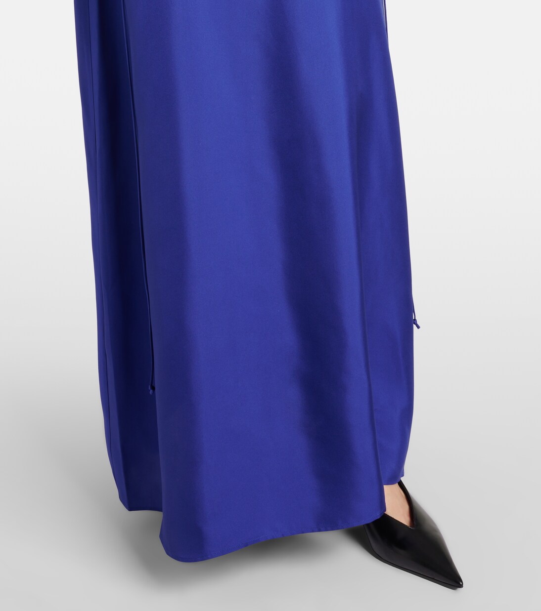 Silk maxi dress in blue - Rohe | Mytheresa