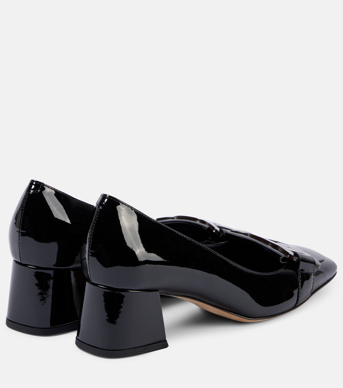 Patent leather pumps in black - Tods | Mytheresa