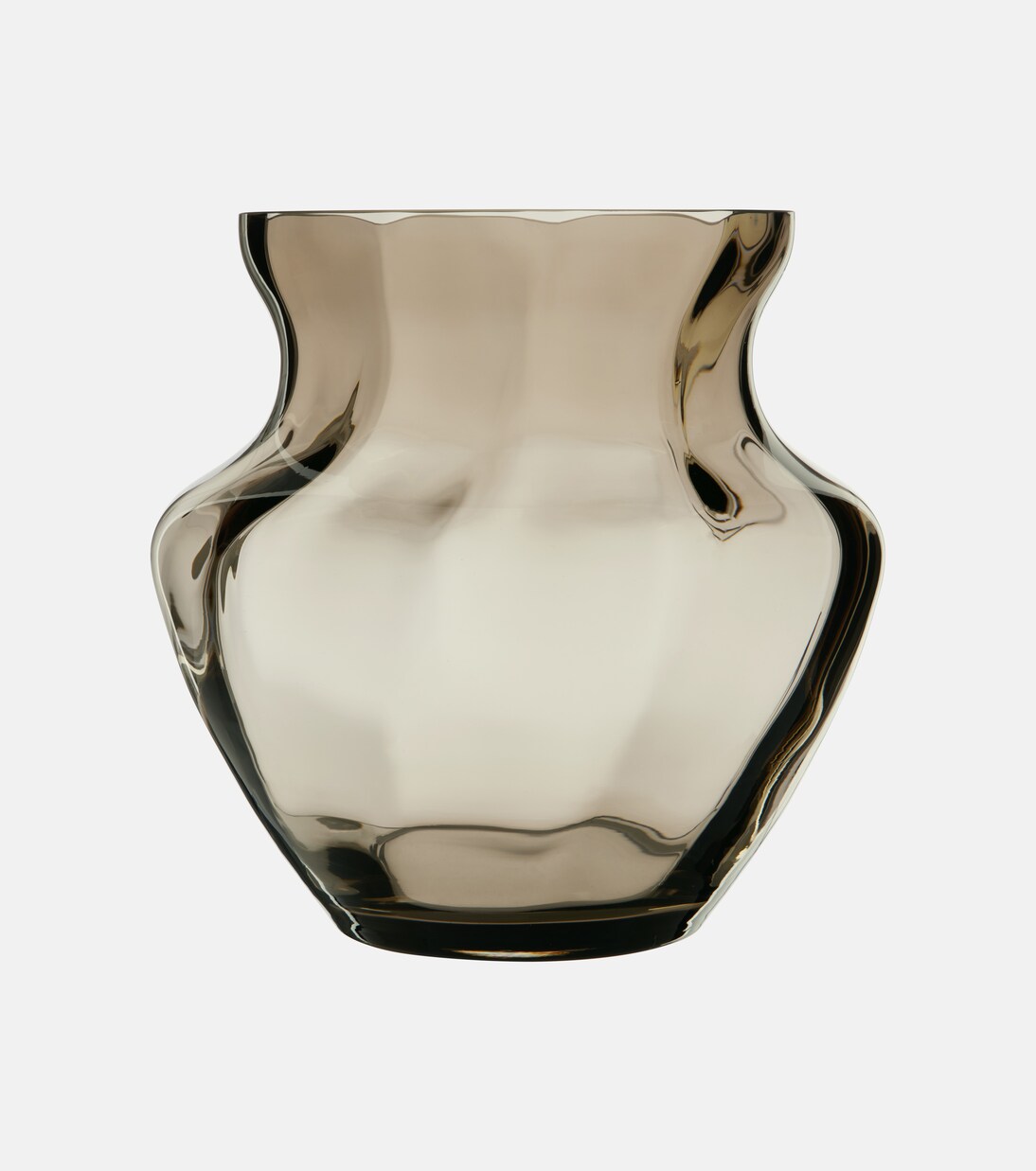 Marika Large glass vase in beige - Klimchi | Mytheresa
