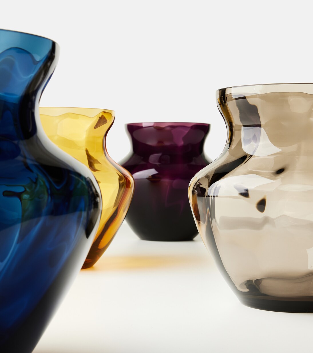 Marika Large glass vase in beige - Klimchi | Mytheresa