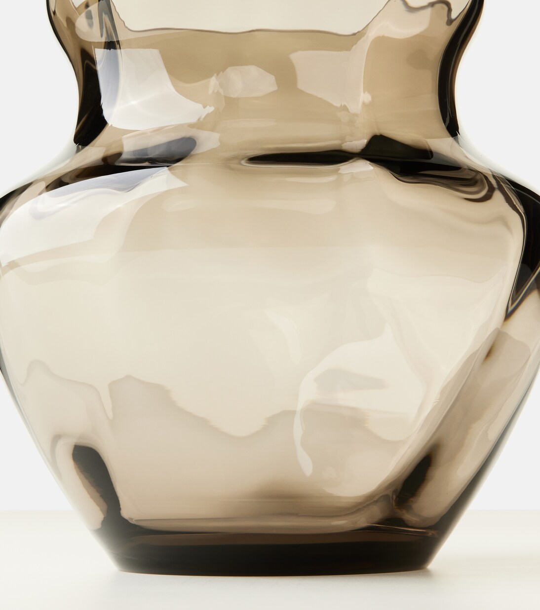 Marika Large glass vase in beige - Klimchi | Mytheresa