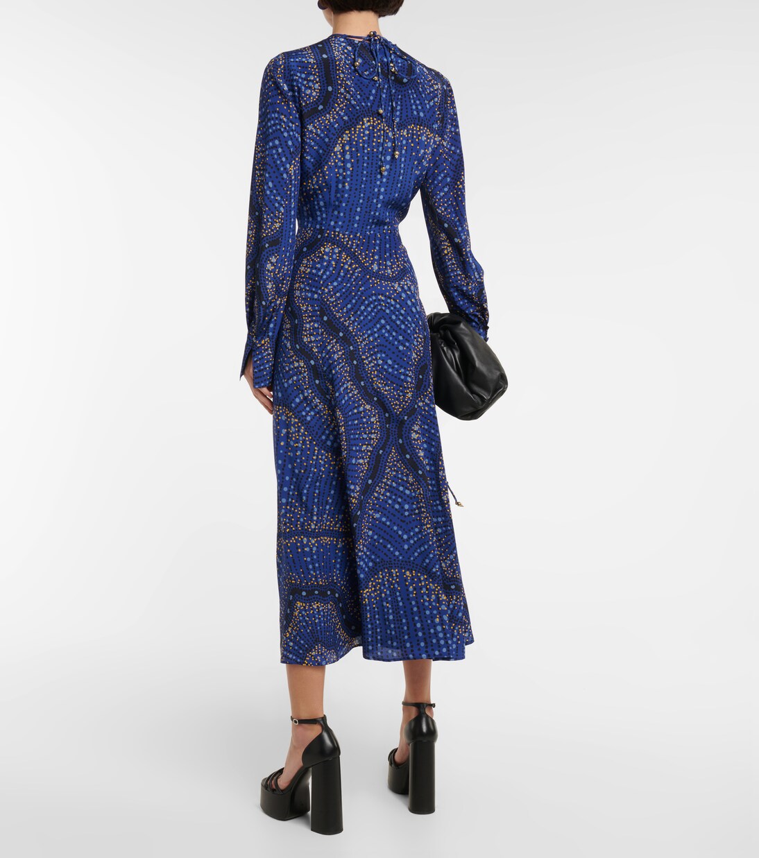 Mila silk dress in blue - Altuzarra | Mytheresa