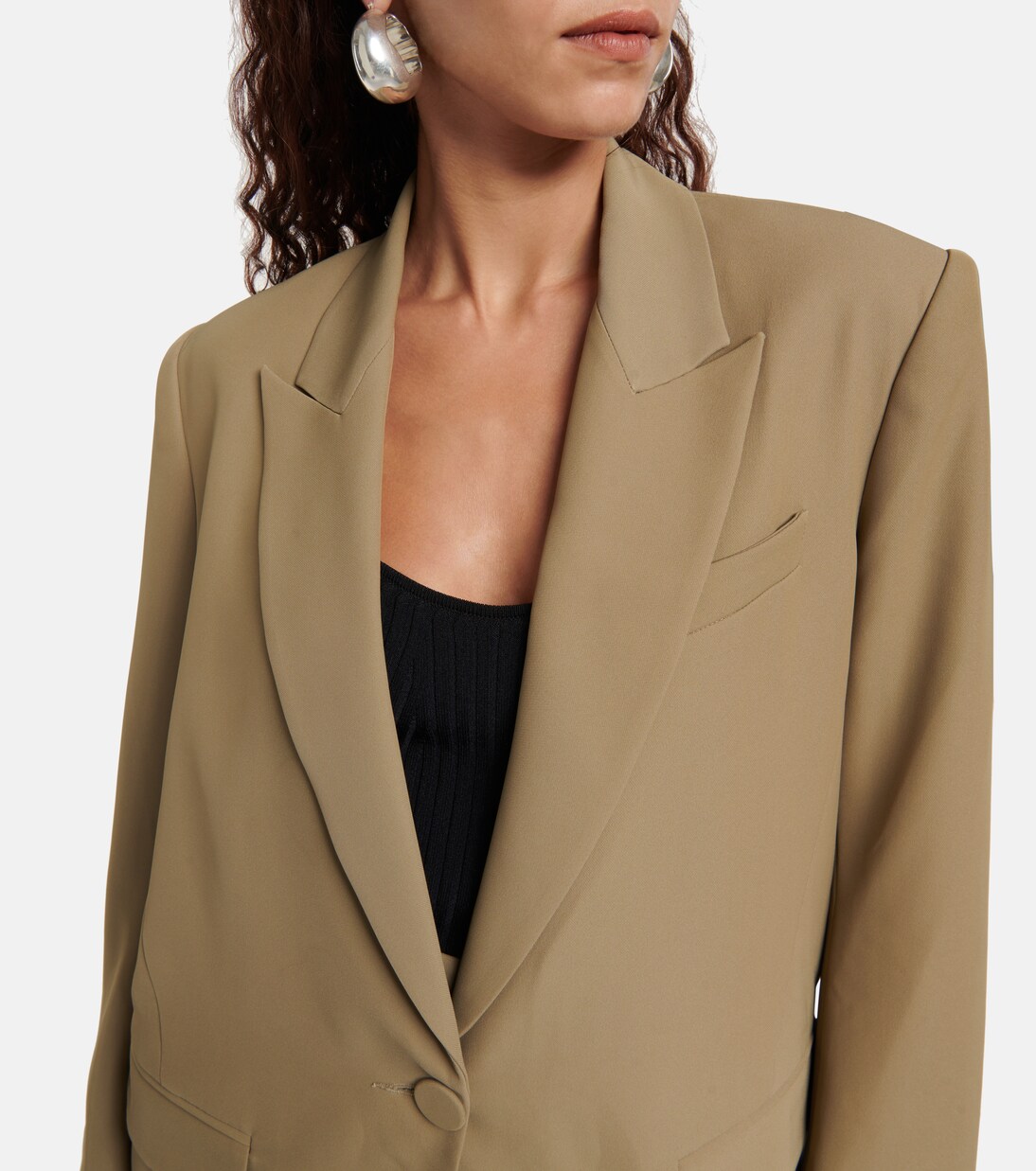 Single-breasted blazer in brown - The Sei | Mytheresa