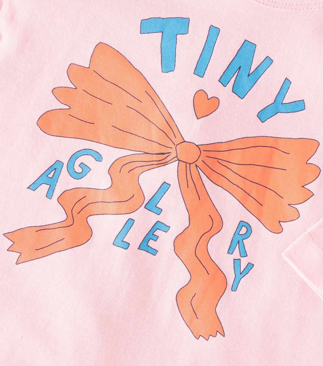 핑크 유아 - Tiny Bow 코튼 우주복 - Tinycottons | Mytheresa