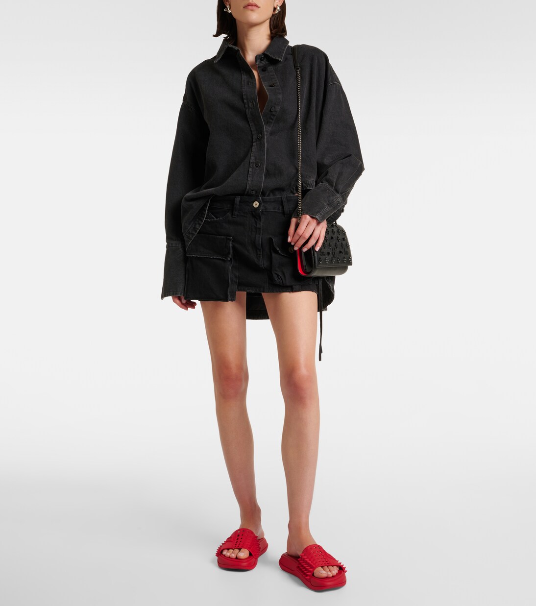 Take It Easy slides in red - Christian Louboutin | Mytheresa