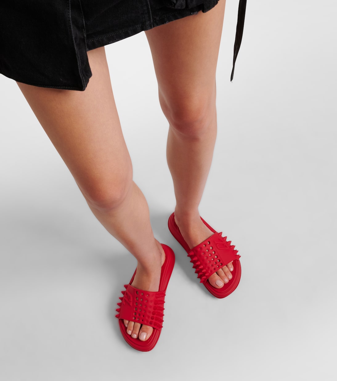 Take It Easy slides in red - Christian Louboutin | Mytheresa