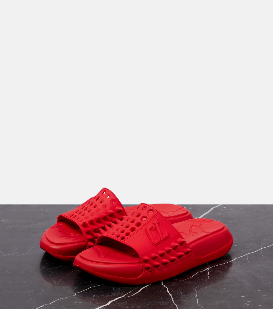 Take It Easy slides in red - Christian Louboutin | Mytheresa