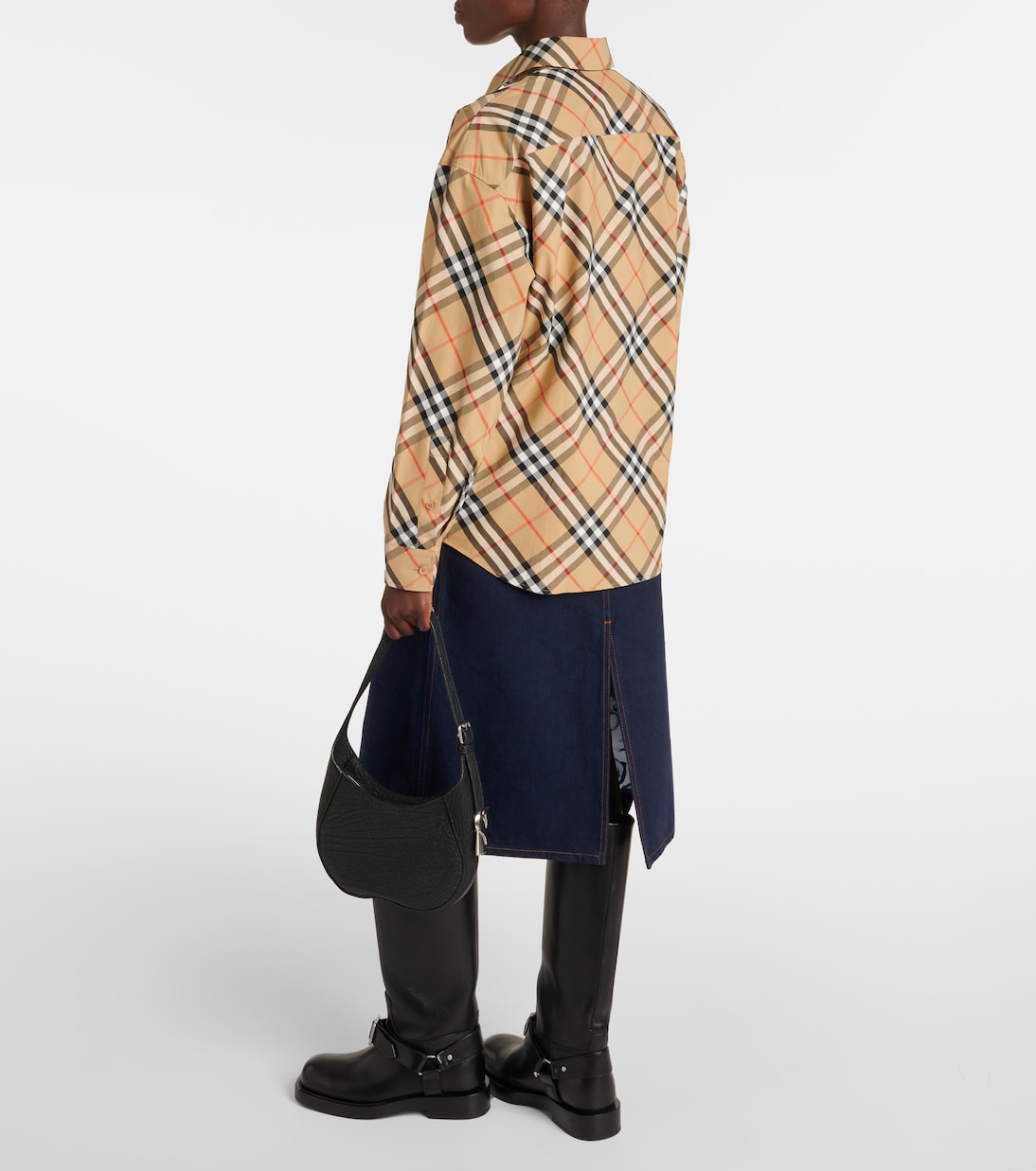 Burberry Check cotton shirt in multicoloured - Burberry | Mytheresa
