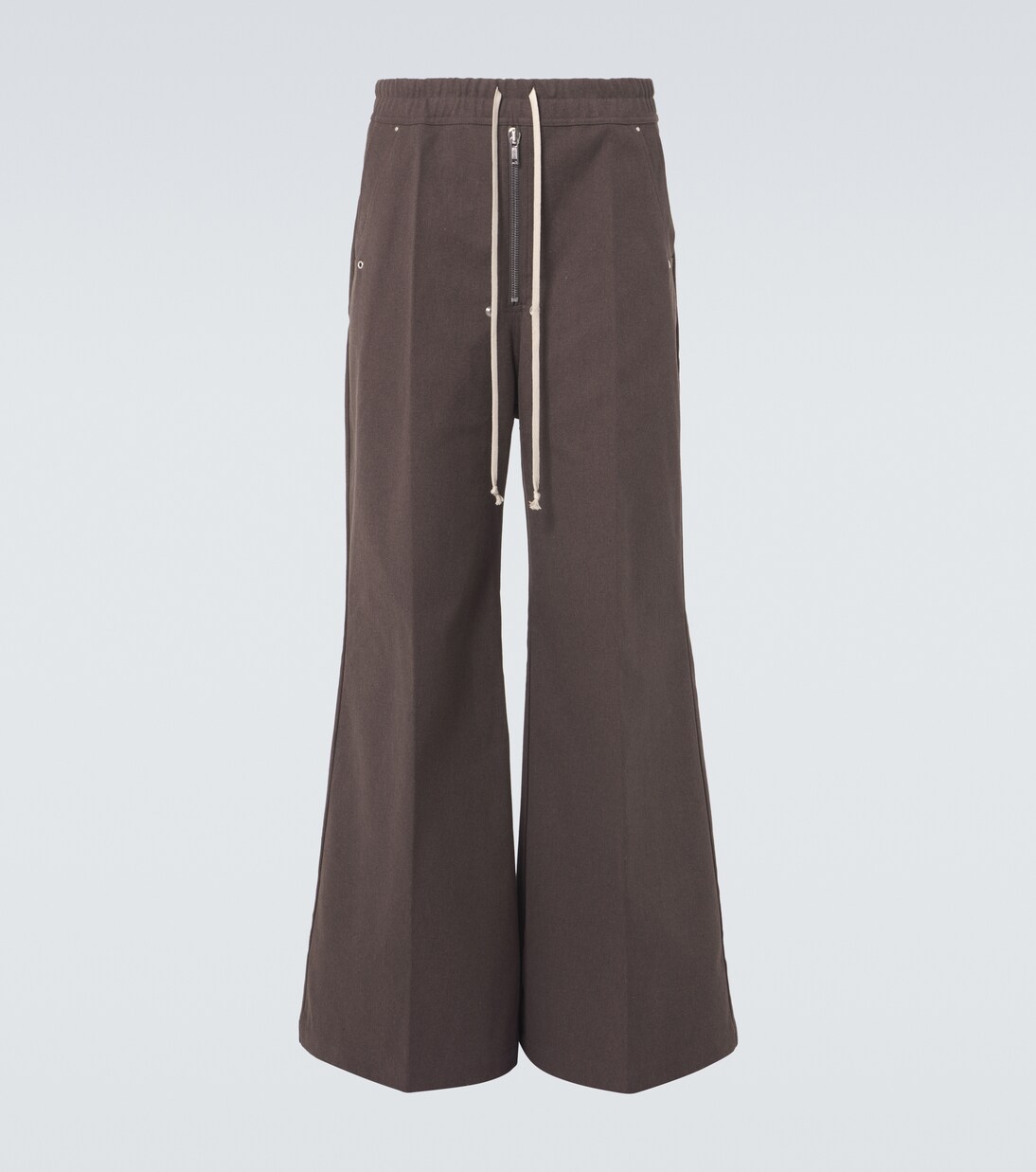 Bela cotton wide-leg pants in grey - Rick Owens | Mytheresa