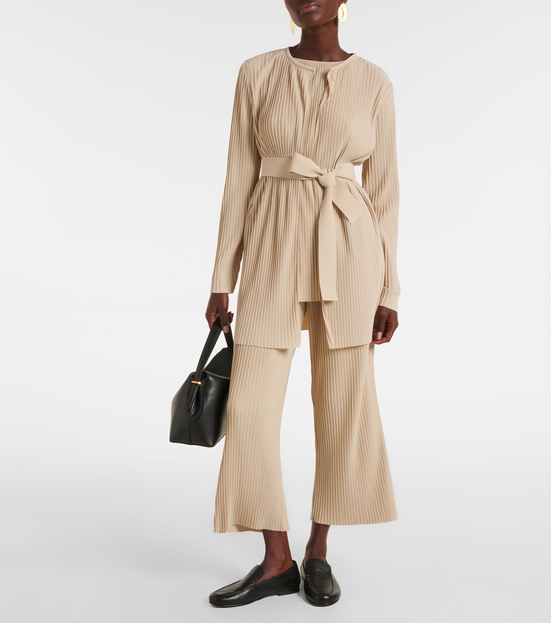 Fiesta pleated jacket in beige - Max Mara | Mytheresa