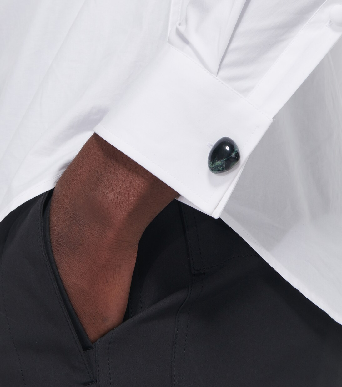 cheap wholesaler BOTTEGA VENETA NERO Made In Italy Designer Cufflinks