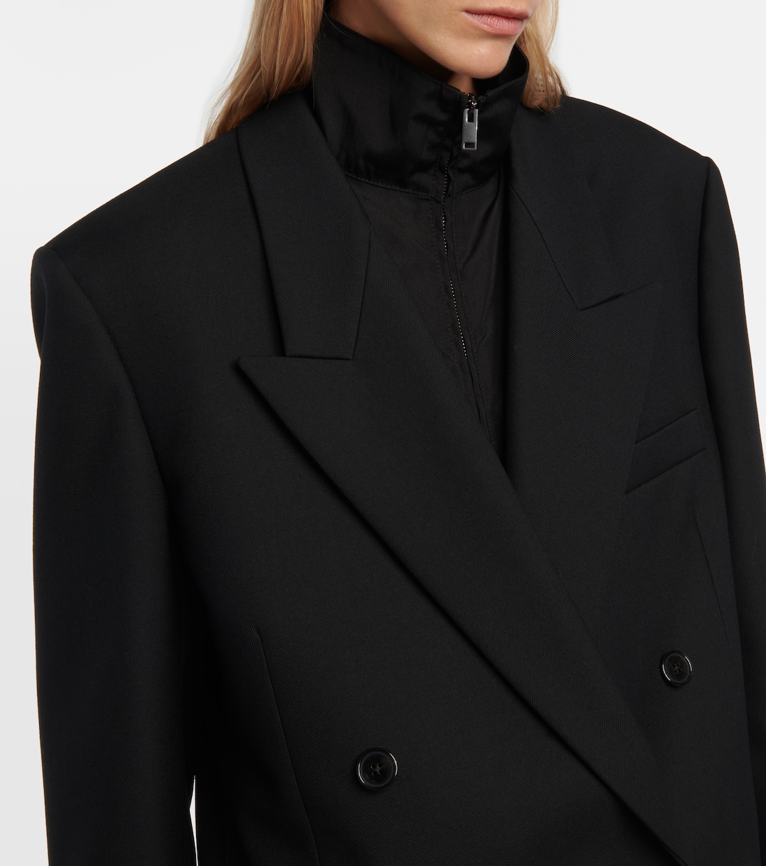 Timoty wool blazer in black - The Row | Mytheresa