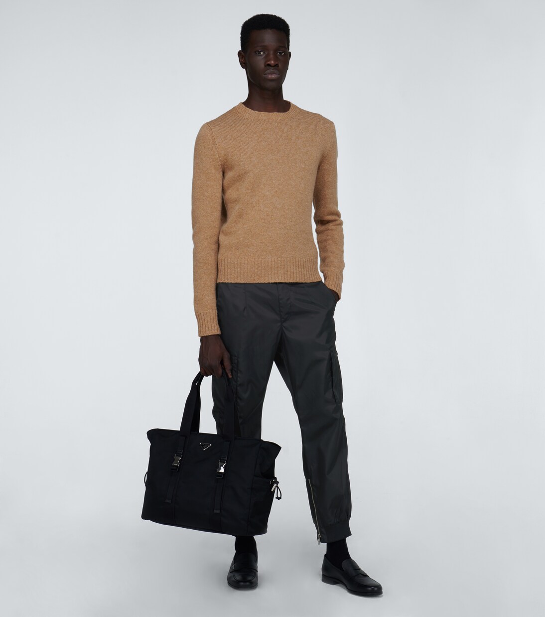 Nylon sweatpants in black - Prada | Mytheresa