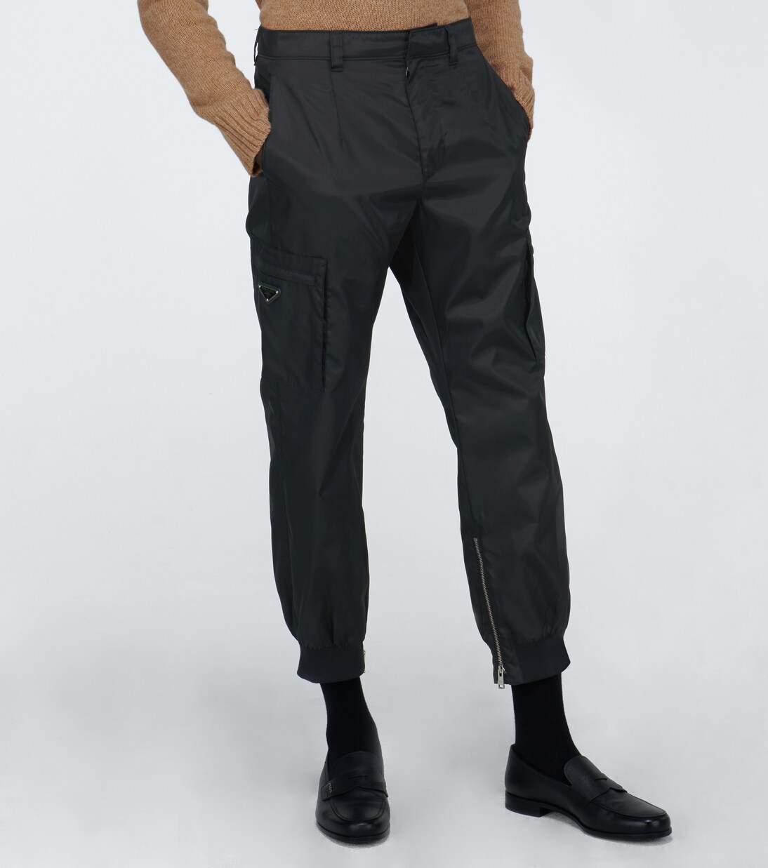 Nylon sweatpants in black - Prada | Mytheresa