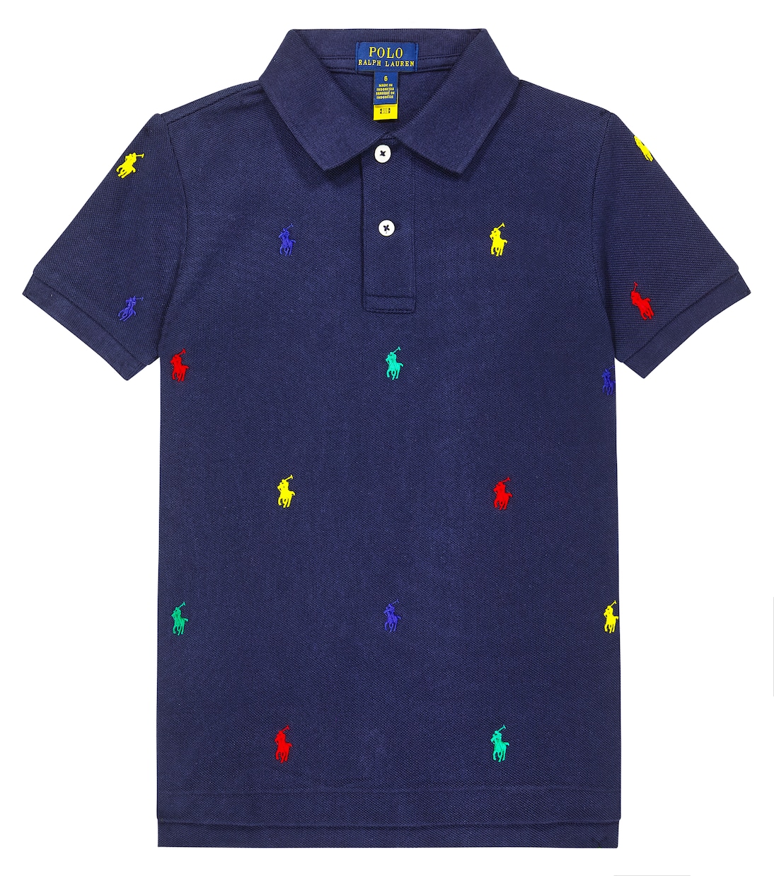 Cotton polo shirt in blue - Polo Ralph Lauren Kids | Mytheresa