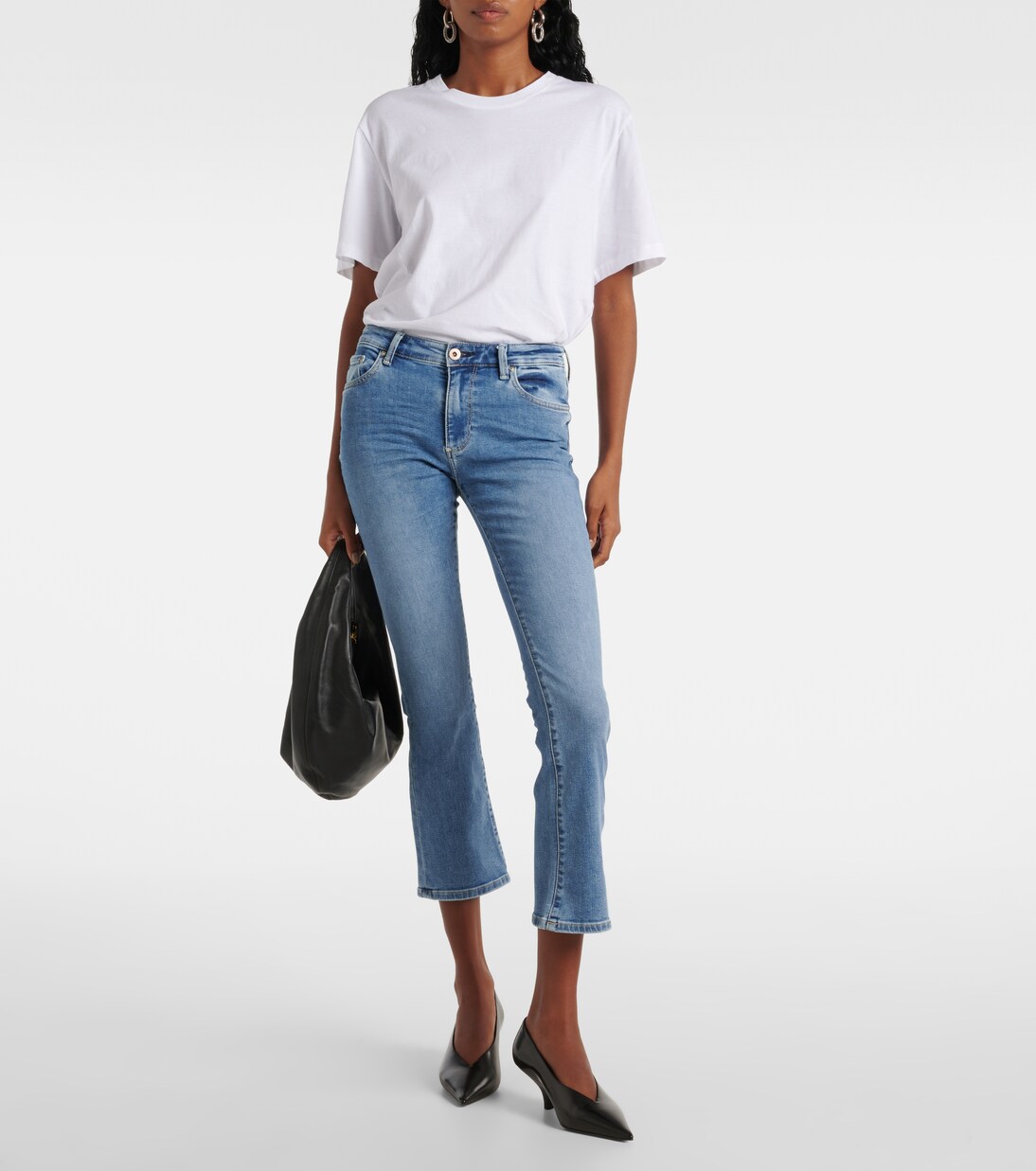 Jodi cropped flared jeans in blue - AG Jeans | Mytheresa