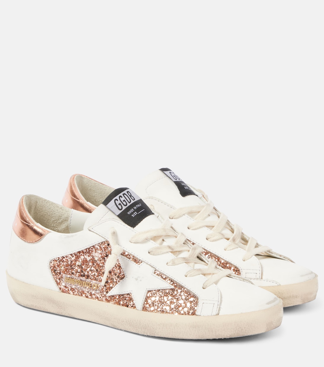 Zapatillas Super-Star de piel en blanco - Golden Goose | Mytheresa